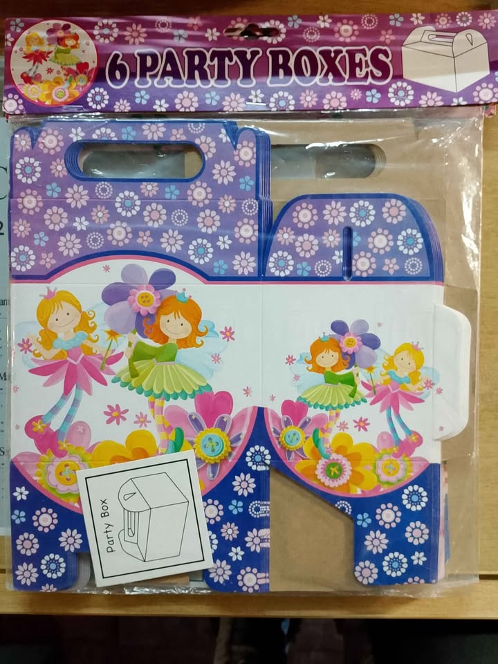 PARTY PACK BOXES AND GIFT BAGS | Junk Mail Marketplace