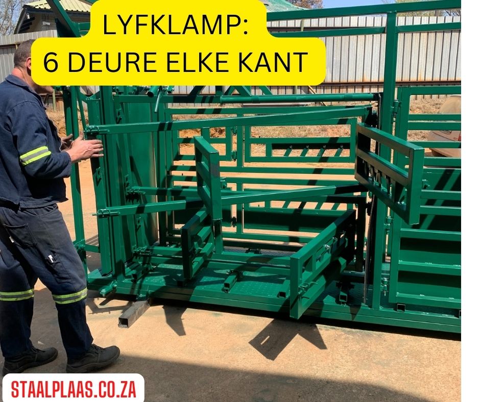 Cattle Weigh Crate with Neck & Body Clamp Bees Weegkrat met Nek en ...