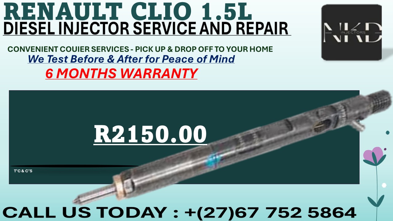 New Renault Clio 1.5L Diesel Injectors On Repair for sale in KwaZulu ...