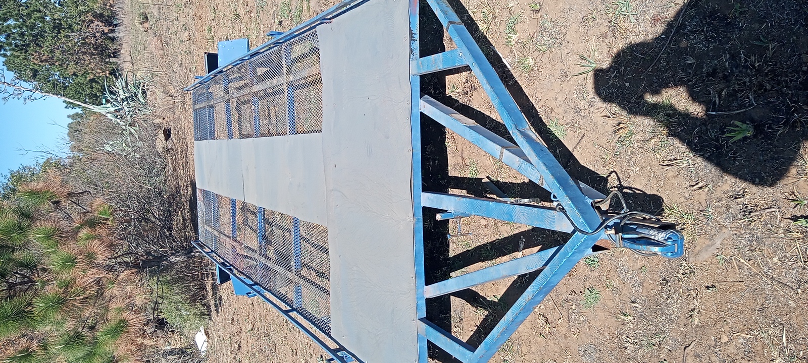 Car trailer bike trailer flat deck 6 meters long papers on order ...