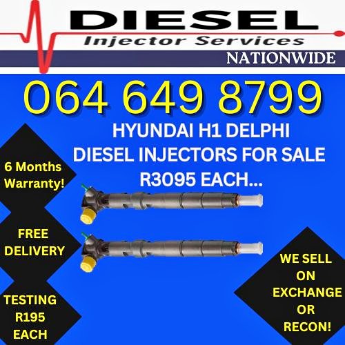 HYUNDAI H1 DIESEL INJECTORS FOR SALE OR TO RECON. | Junk Mail