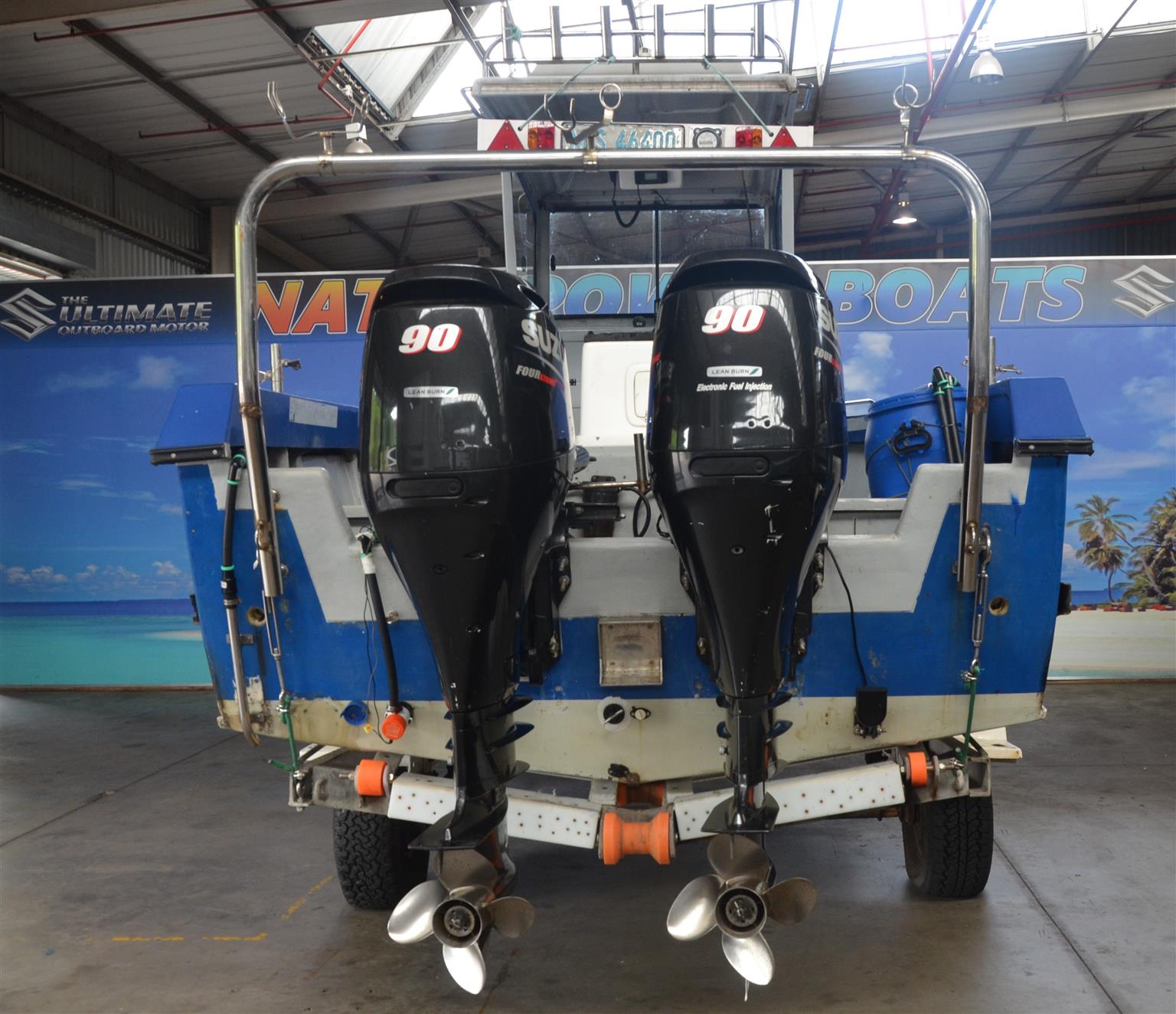 KANYA CRAFT 22 FT ON TRAILER 2 X 90 SUZUKI 4 STROKES | Junk Mail