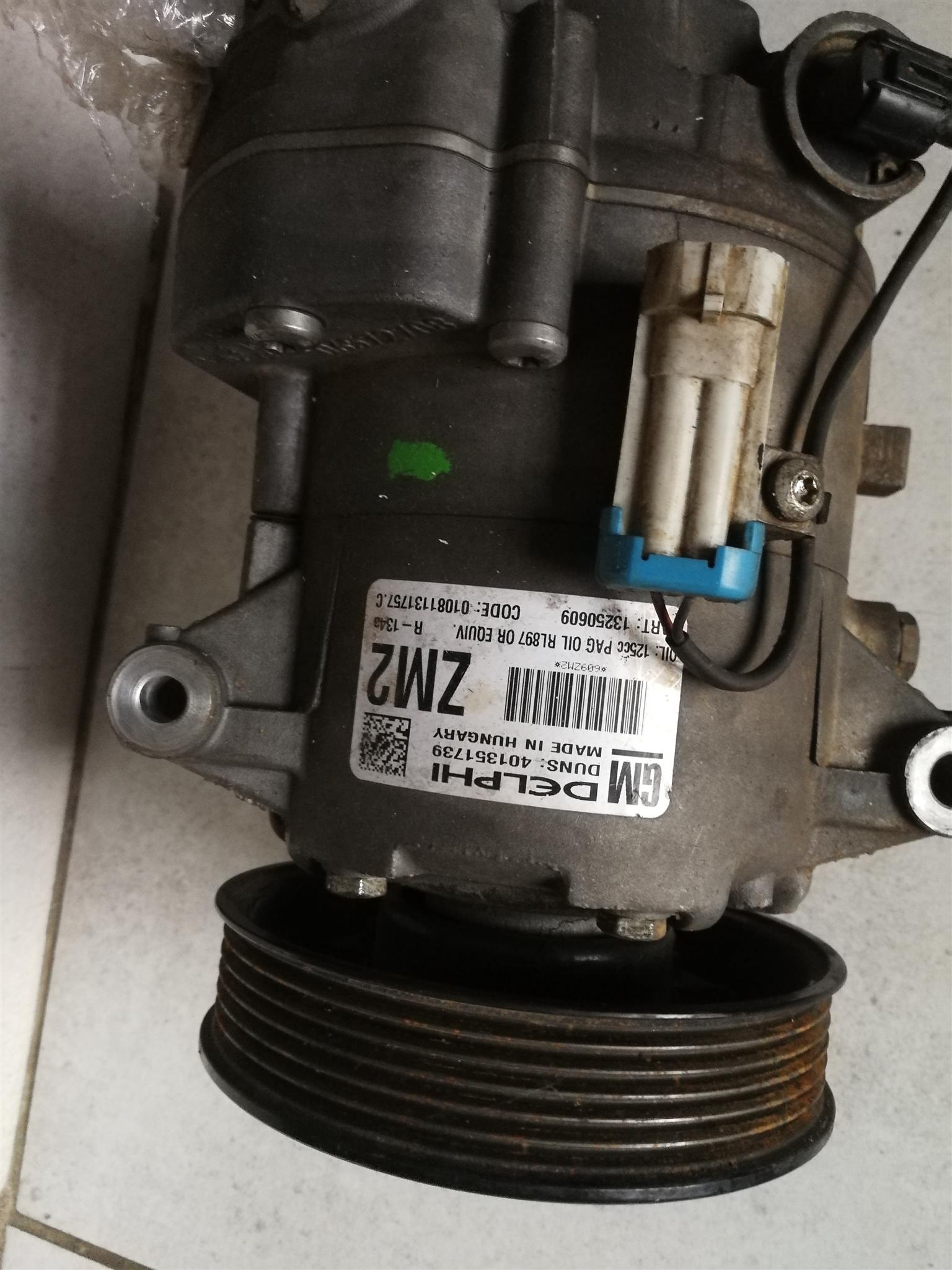 For sale Opell aircon compressor. Engine code A16XER, A18XER | Junk Mail