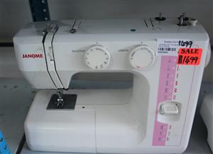 JANOME RE1712 SEWING MACHINE WITH PEDAL S063282A | Junk Mail Marketplace