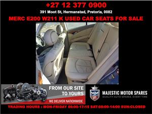 Mercedes Benz E200 W211 used rear seats for sale | Junk Mail Marketplace