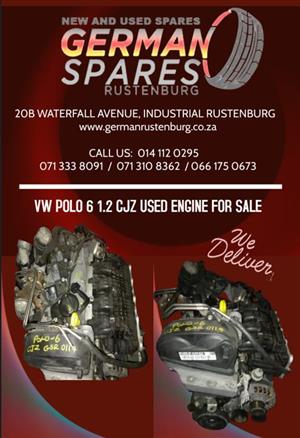 VW Polo 6 1.2 CJZ Used Engine for Sale | Junk Mail